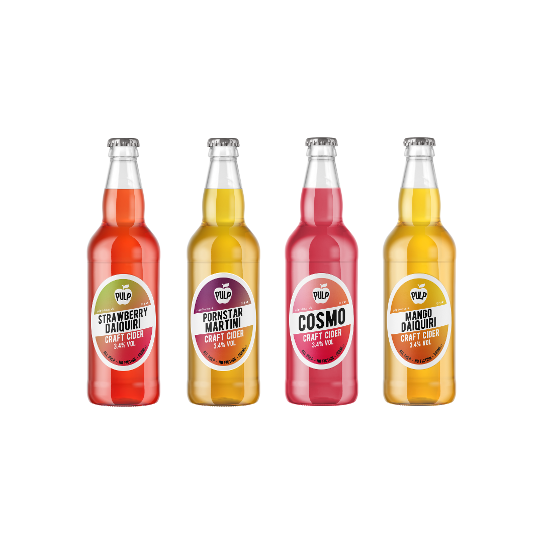 PULP Cider Cocktail Mixed Case 12 x 500ml Bottles