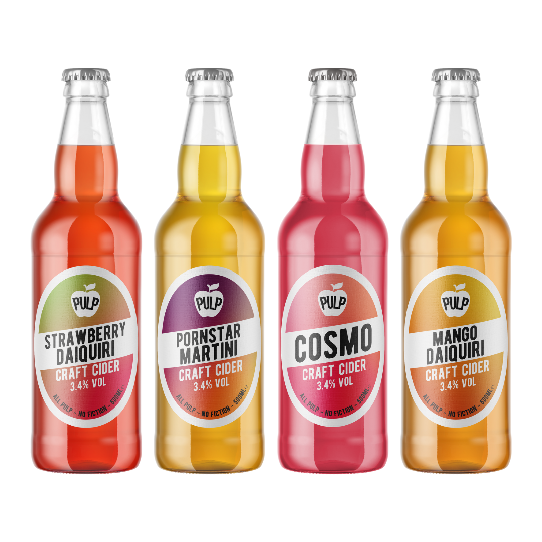 PULP Cider Cocktail Mixed Case 12 x 500ml Bottles