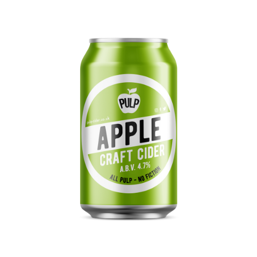 PULP Apple 4.7% 24 x 330ml Cans – PULP Cider