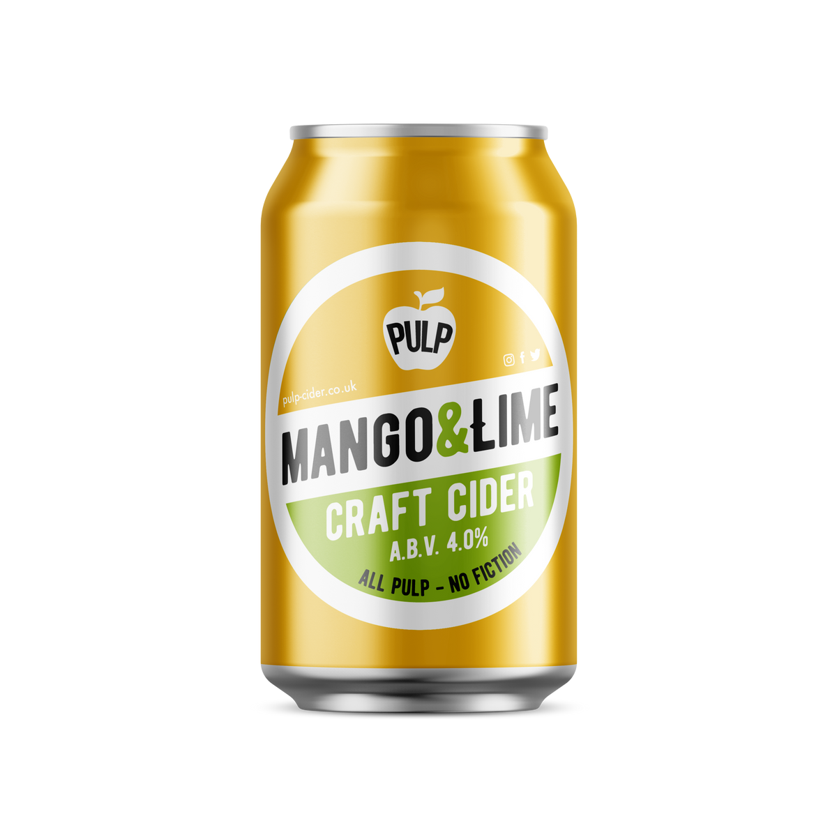 PULP Mango & Lime 4% 24 x 330ml Cans – PULP Cider